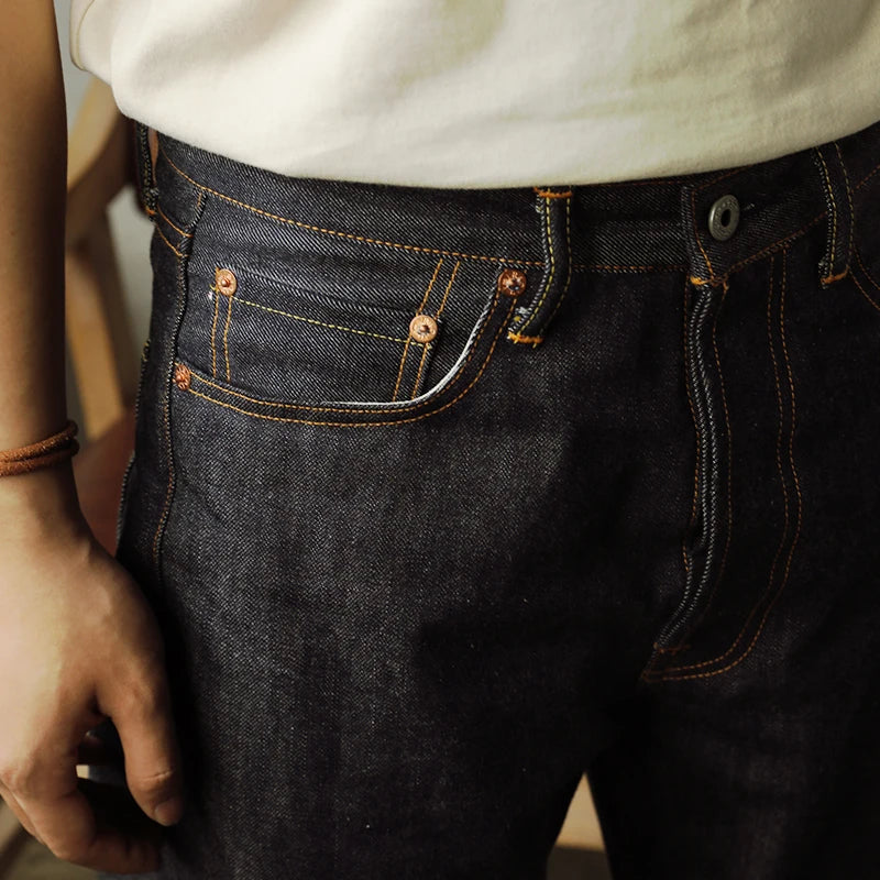 Indigo Selvage Unwashed Raw Denim Jeans 55501 Read Description ...
